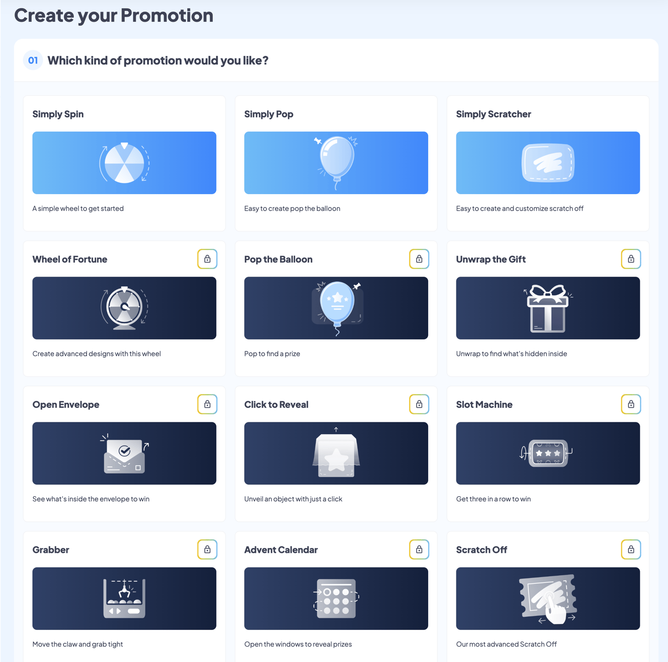 Getting started with your first promotion